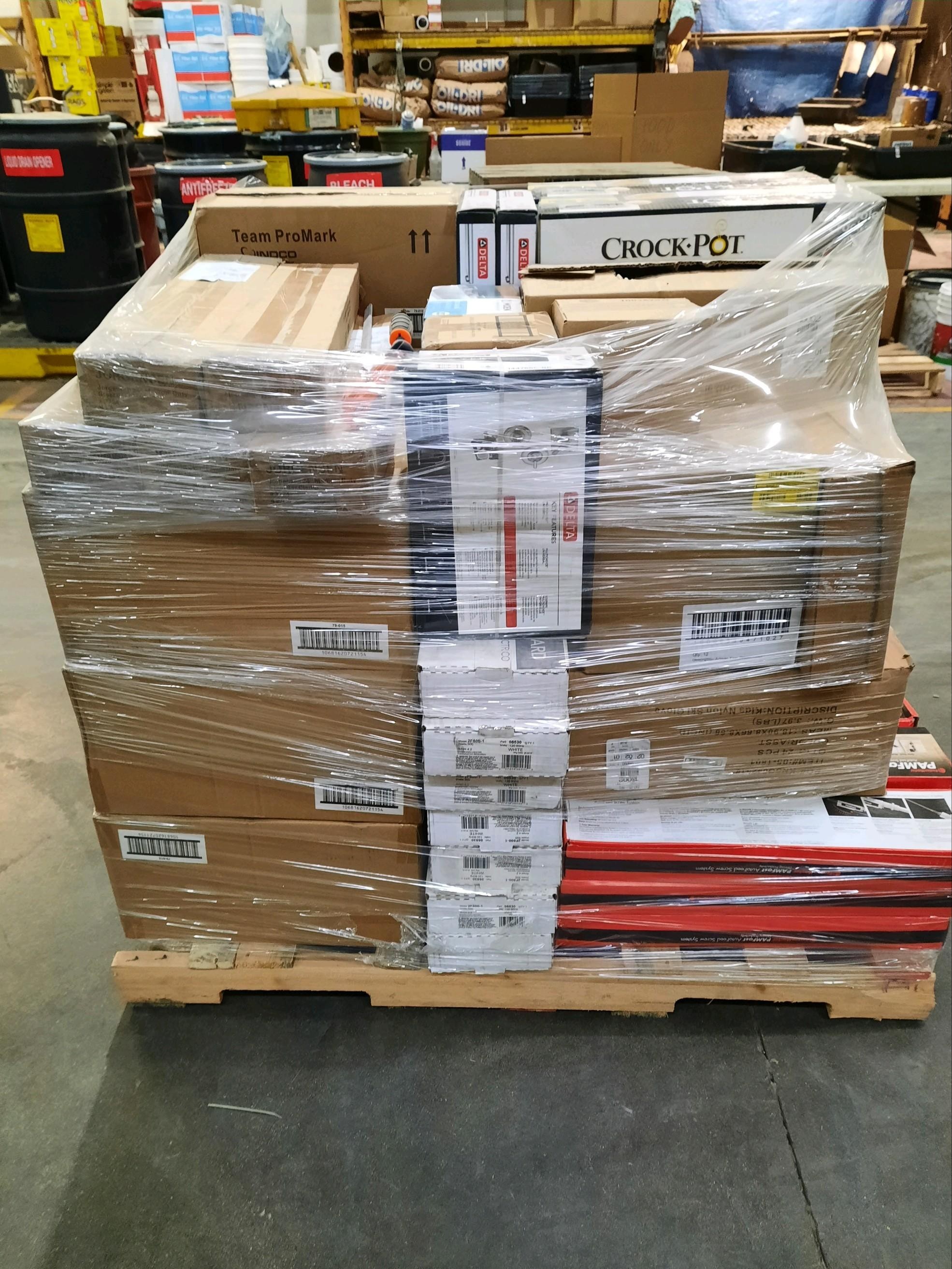 3 Pallets of UNMANIFESTED Mixed Merchandise, Like New Condition ...