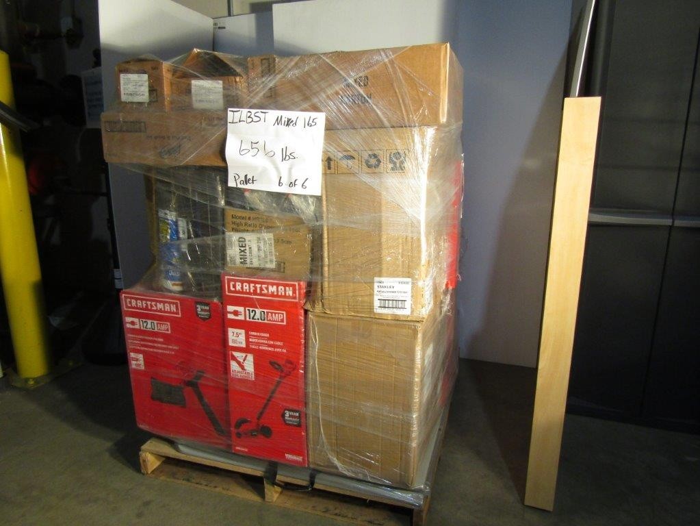 6 Pallets of UNMANIFESTED Mixed Merchandise, Like New Condition ...