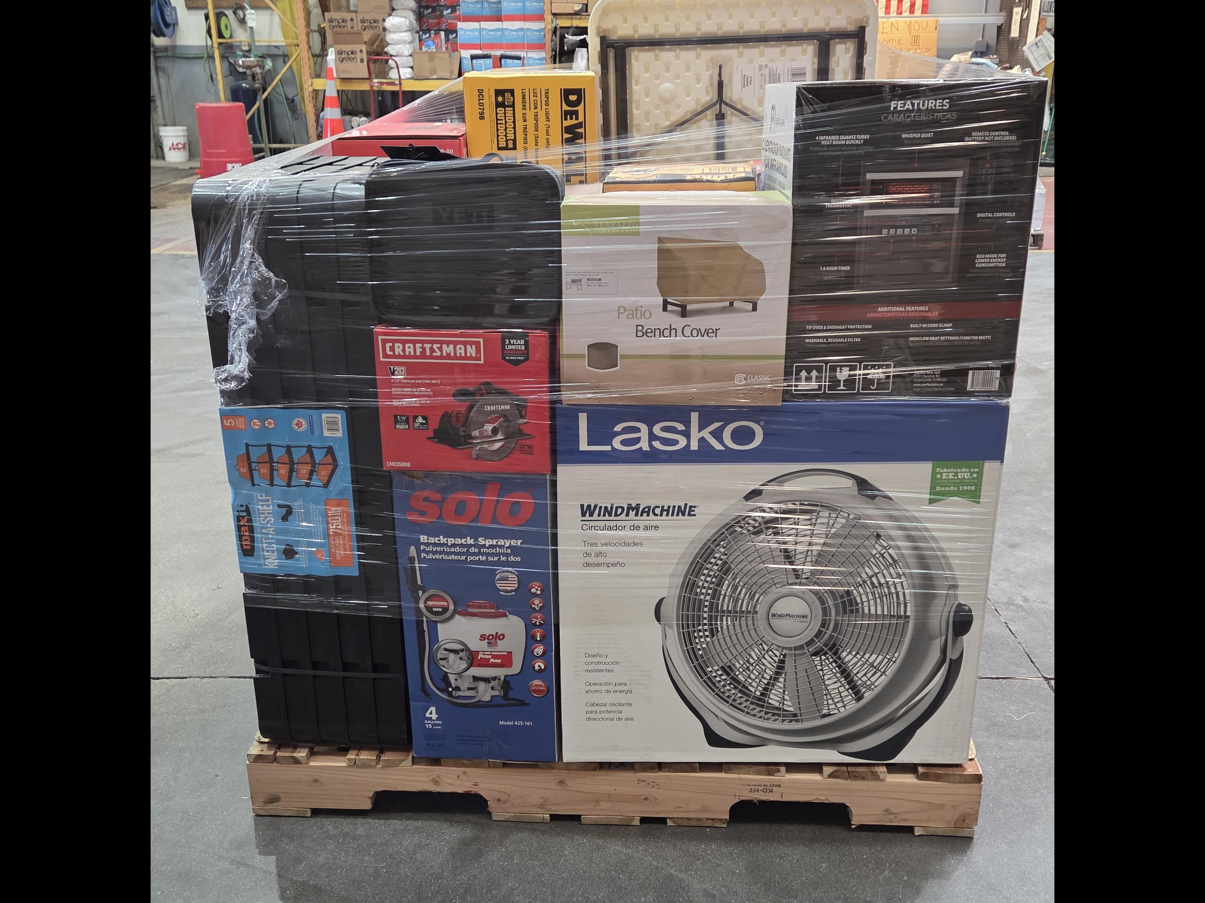 4 Pallets of UNMANIFESTED Mixed Merchandise, Like New Condition ...