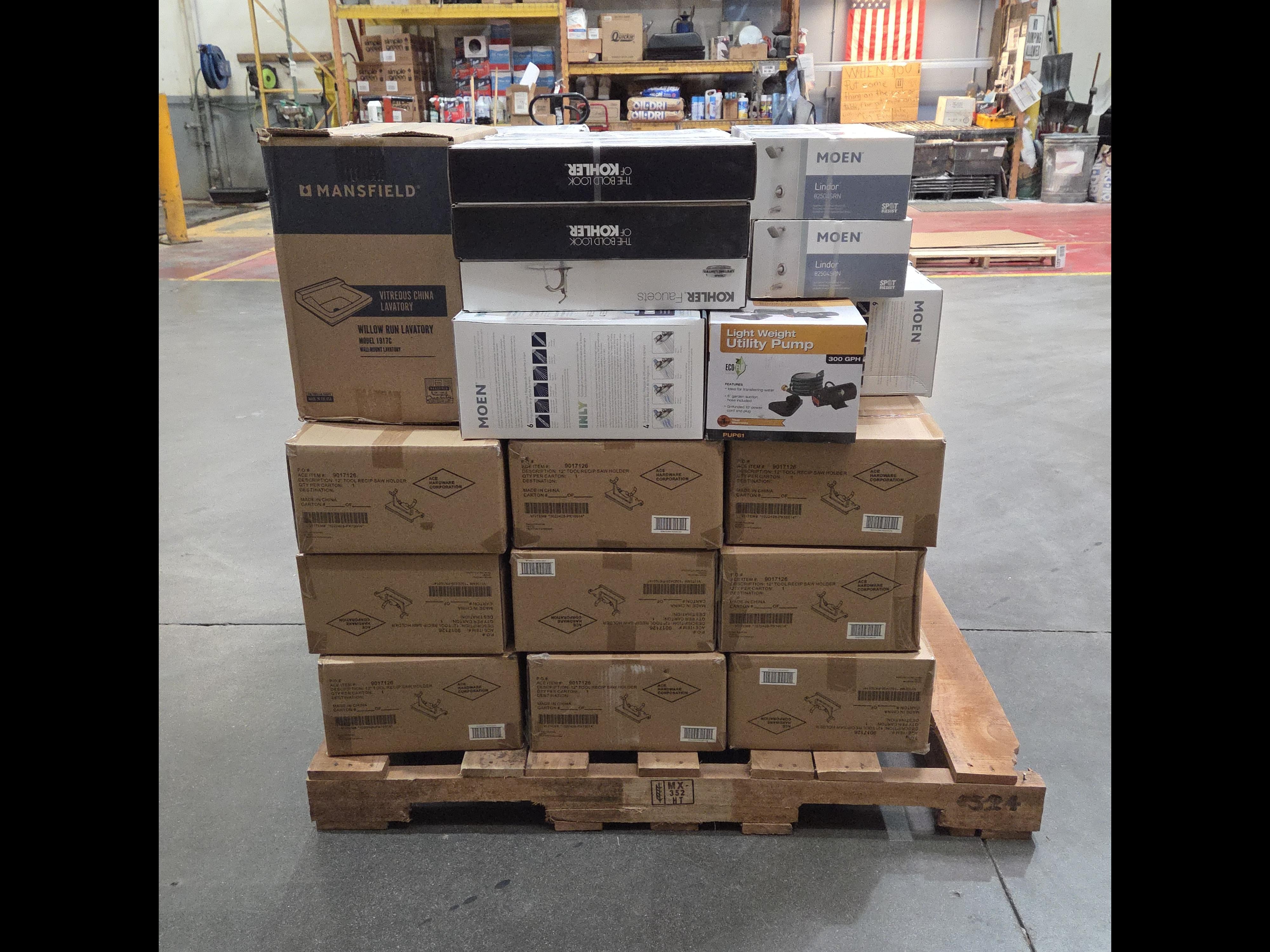 4 Pallets of UNMANIFESTED Mixed Merchandise, Like New Condition ...
