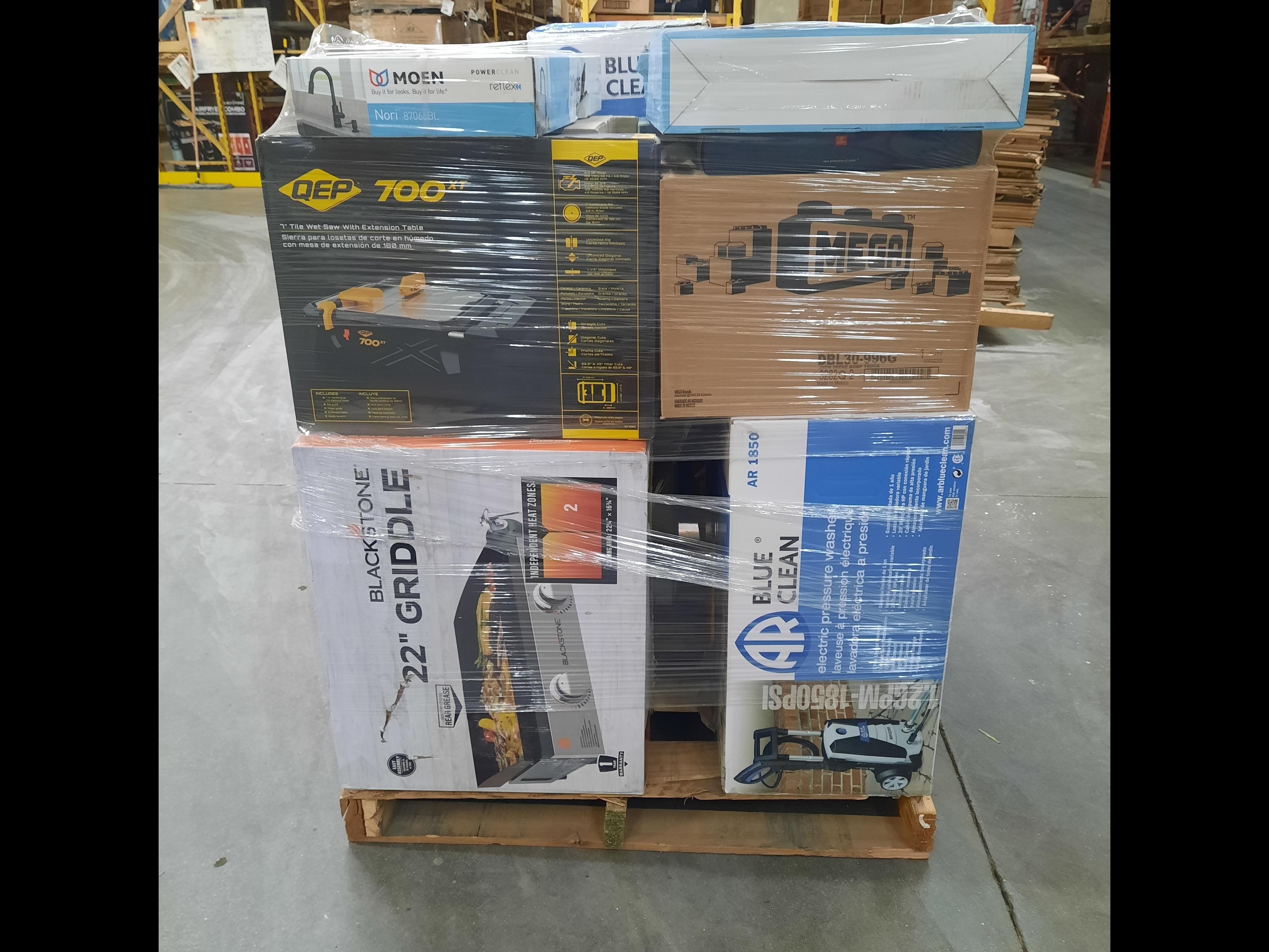 4 Pallets of UNMANIFESTED Mixed Merchandise, Like New Condition ...