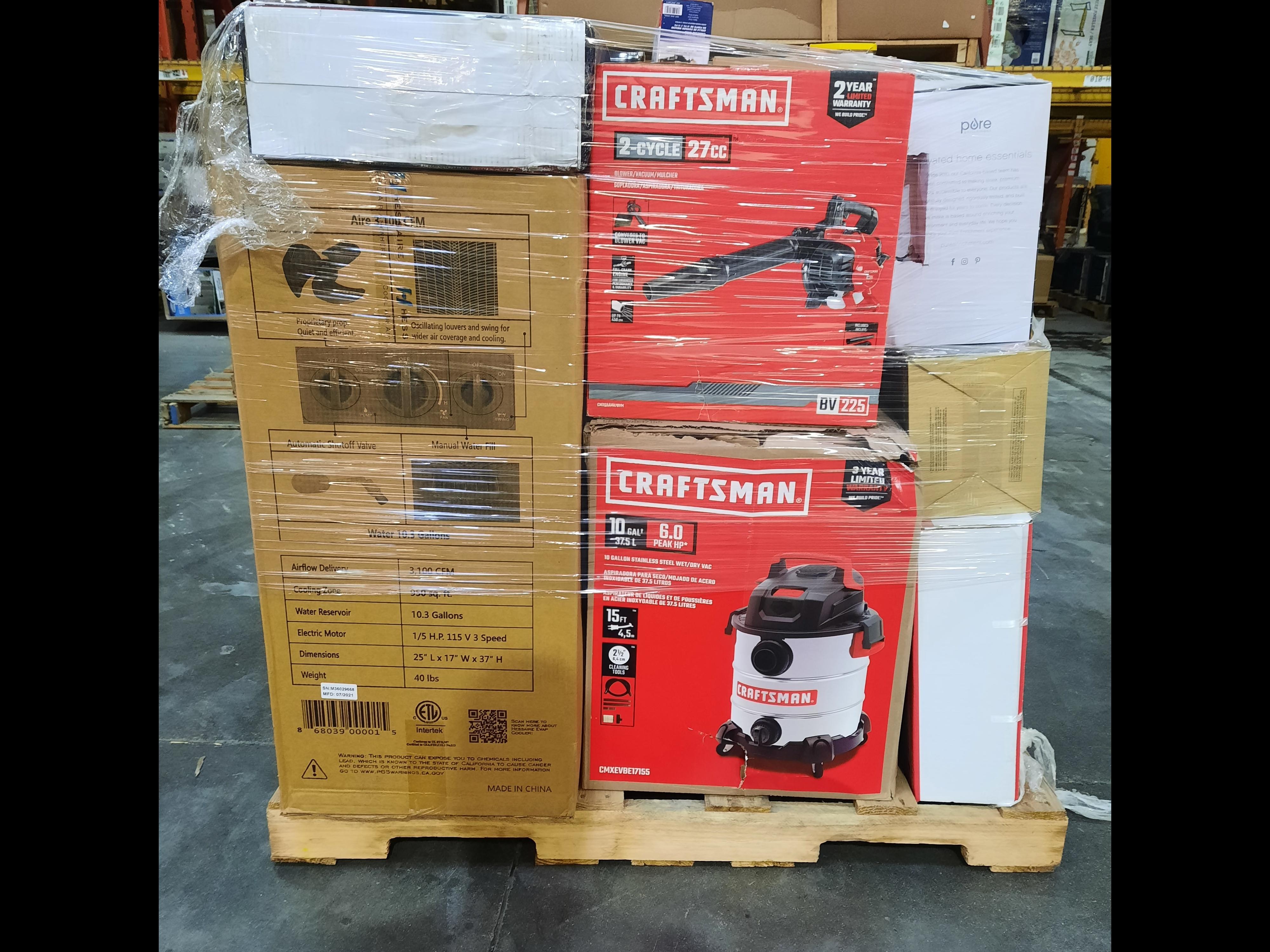 4 Pallets of UNMANIFESTED Mixed Merchandise, Like New Condition ...