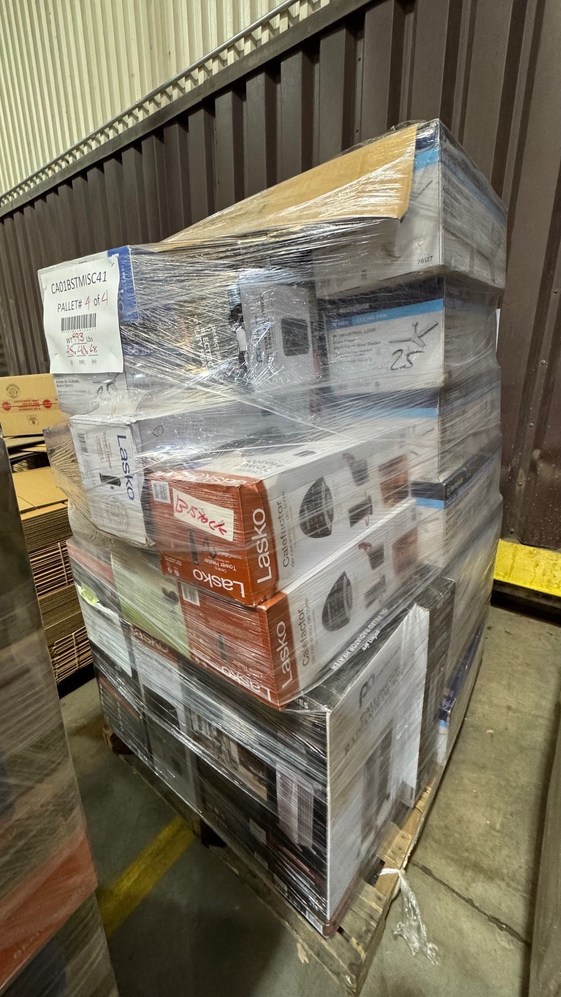 4 Pallets of UNMANIFESTED Mixed Merchandise, Like New Condition ...