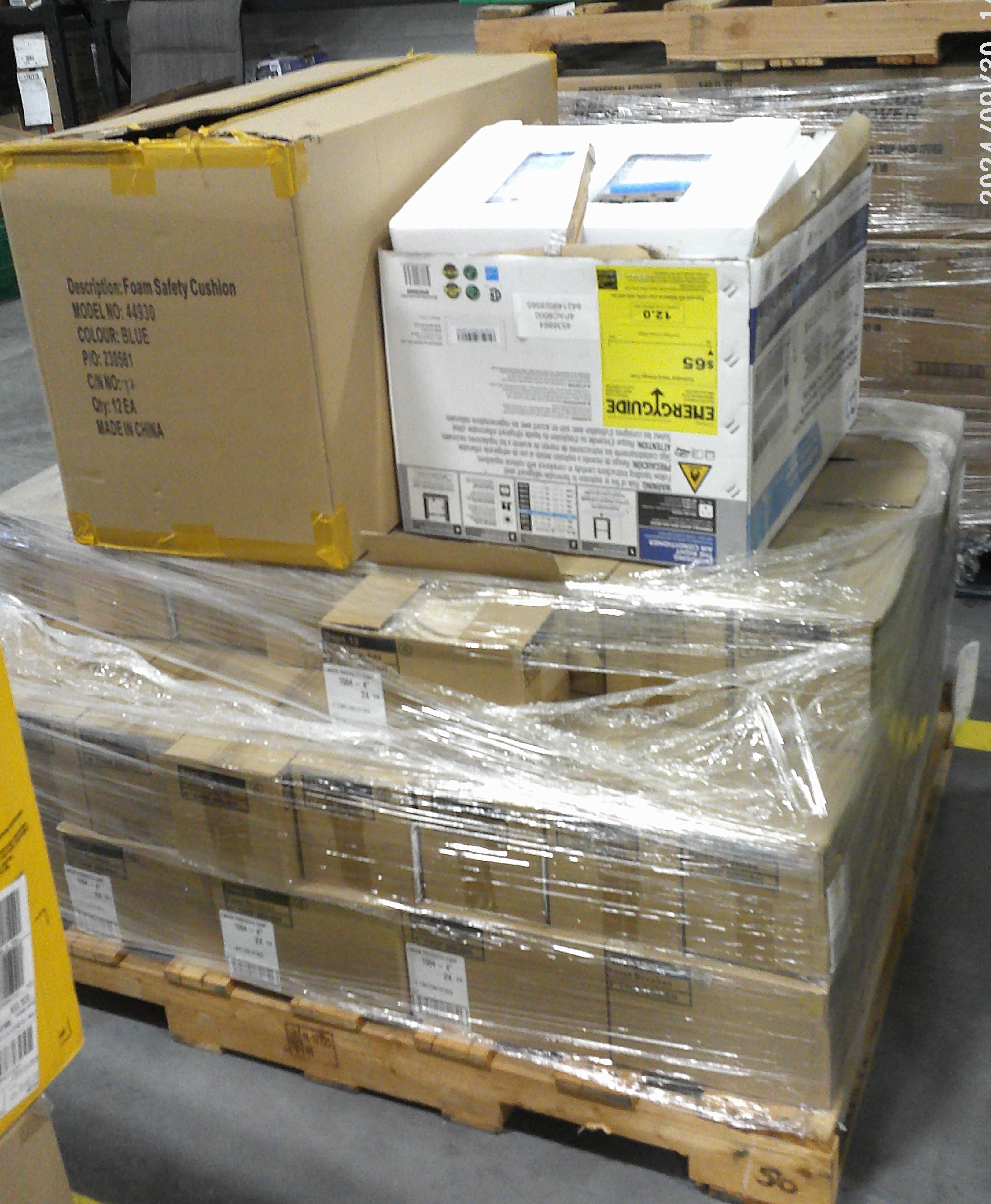 6 Pallets of UNMANIFESTED Mixed Merchandise, Used - Good Condition ...