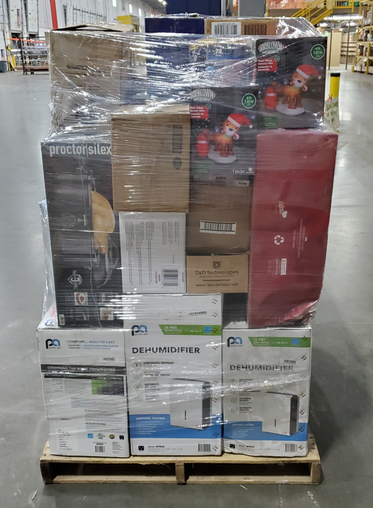 3 Pallets of UNMANIFESTED Mixed Merchandise, Used - Good Condition ...