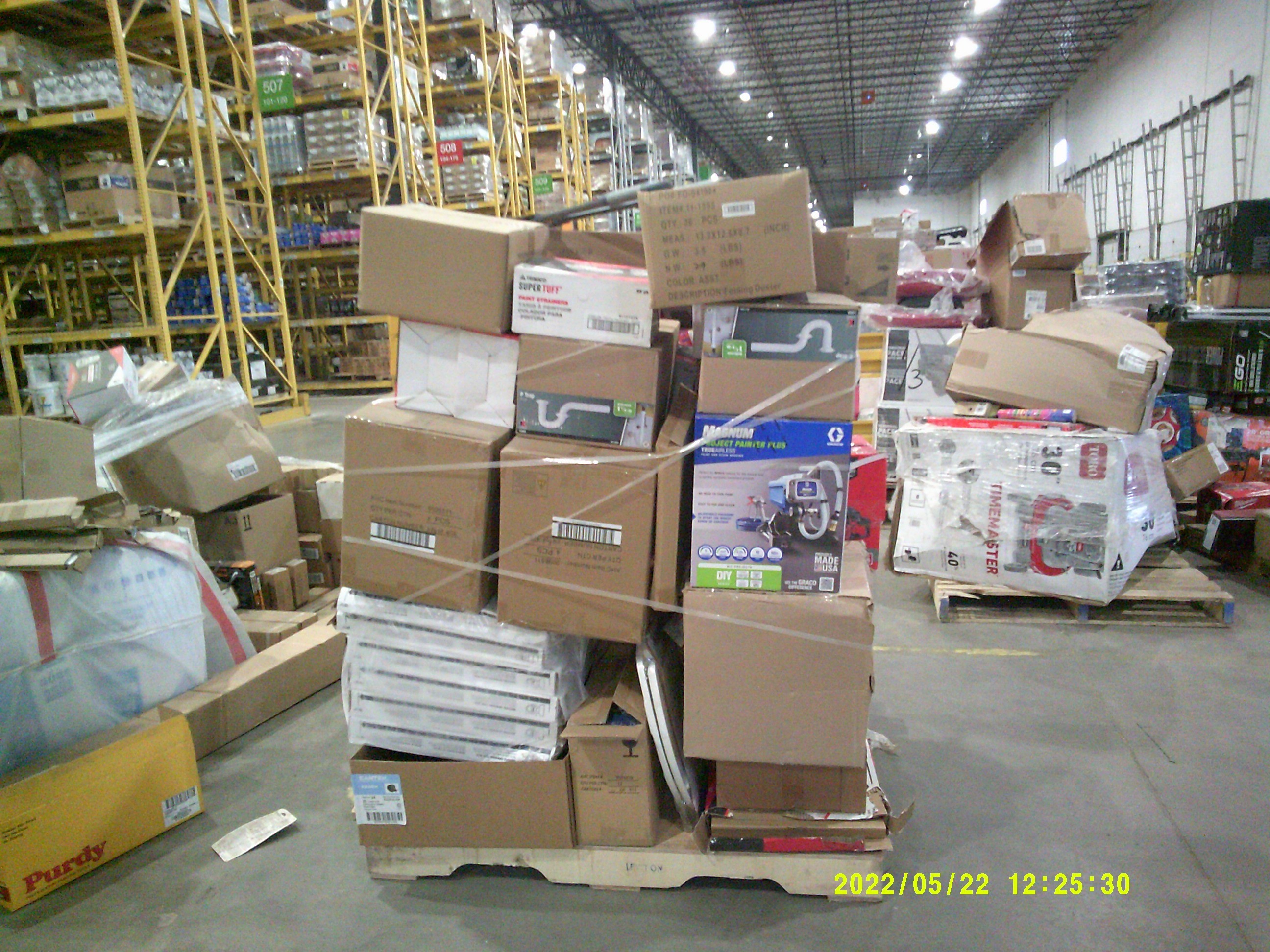 5 Pallets of UNMANIFESTED Mixed Merchandise, Used - Good Condition ...