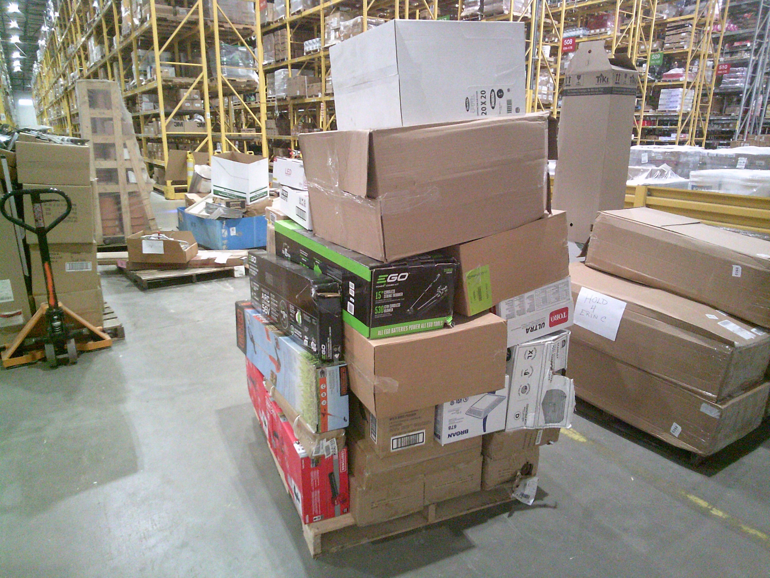 8 Pallets of UNMANIFESTED Mixed Merchandise, Used - Good Condition ...
