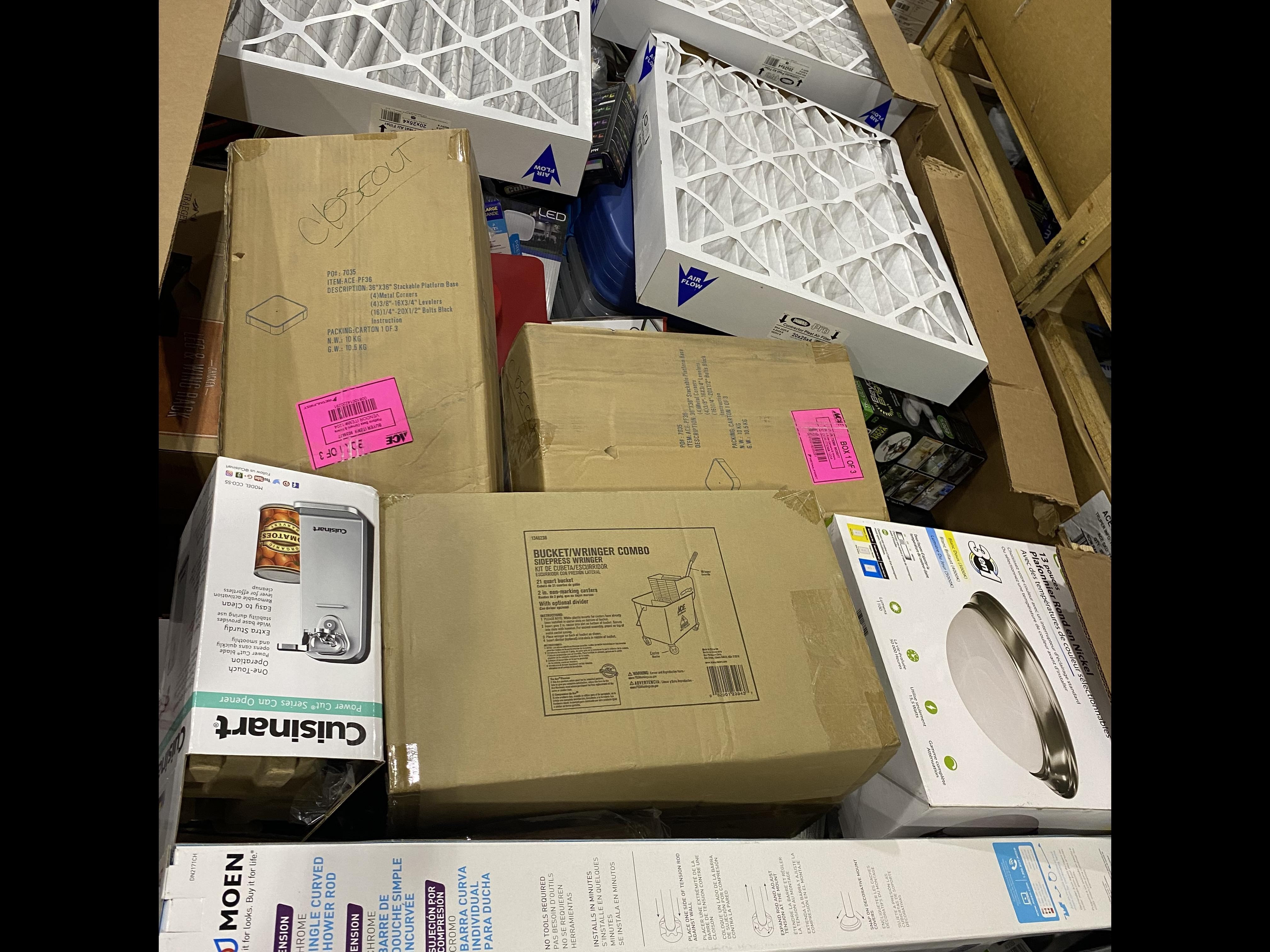 1 Pallet of UNMANIFESTED Mixed Merchandise, Used - Good Condition ...