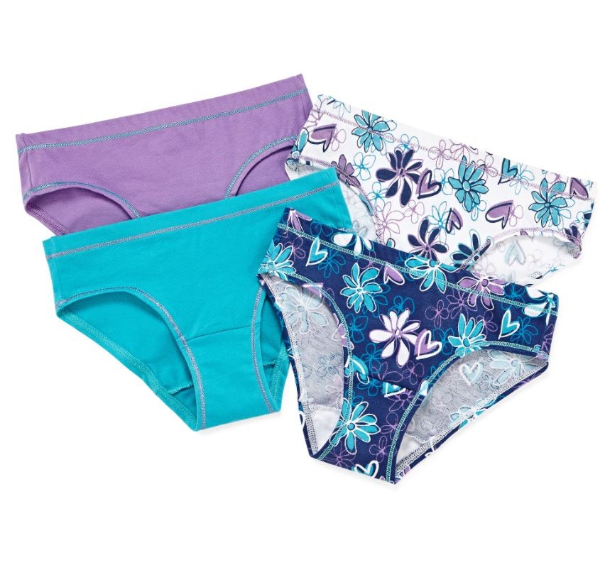 Truckload of Hanes Girls' Multi-Pack Briefs, Hipsters & Bikini ...