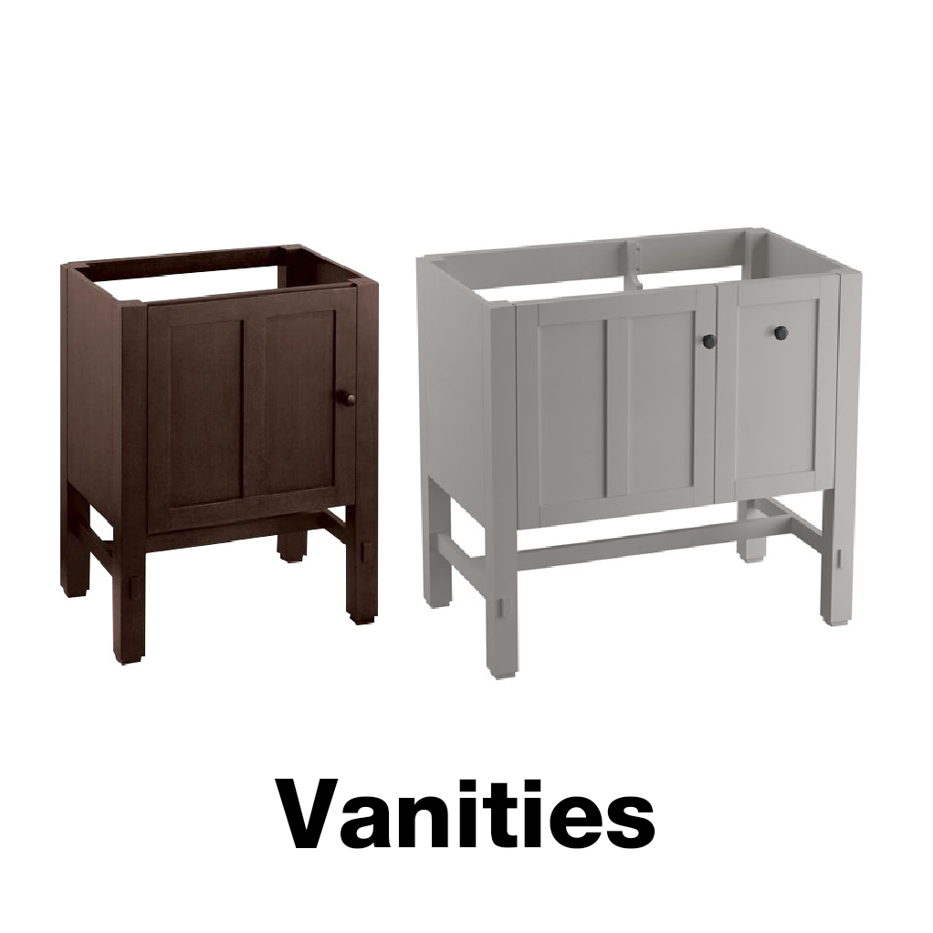 1 Pallet of Vanity Shelves with Electrical Outlets & More by Kohler, 57 ...