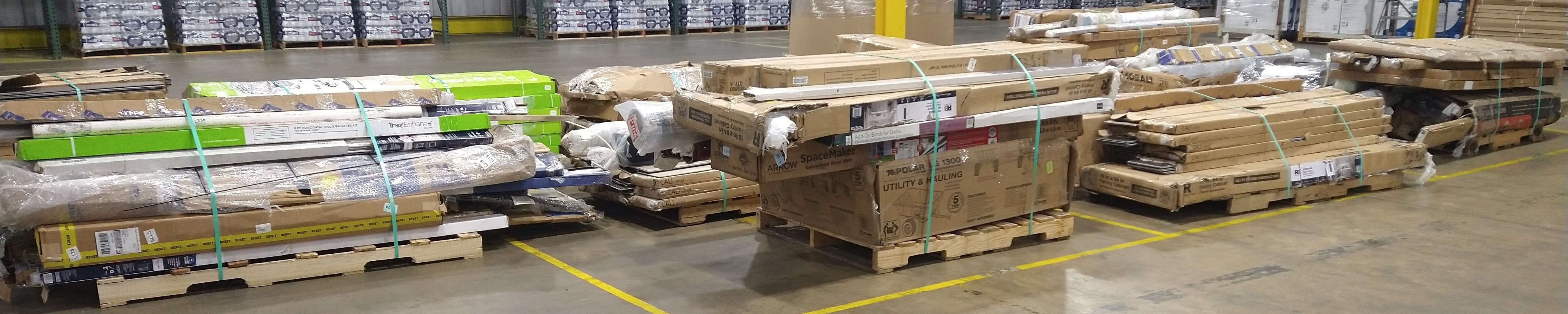 Truckload (12 Pallets) of Unmanifested Merchandise, Internet Returns ...