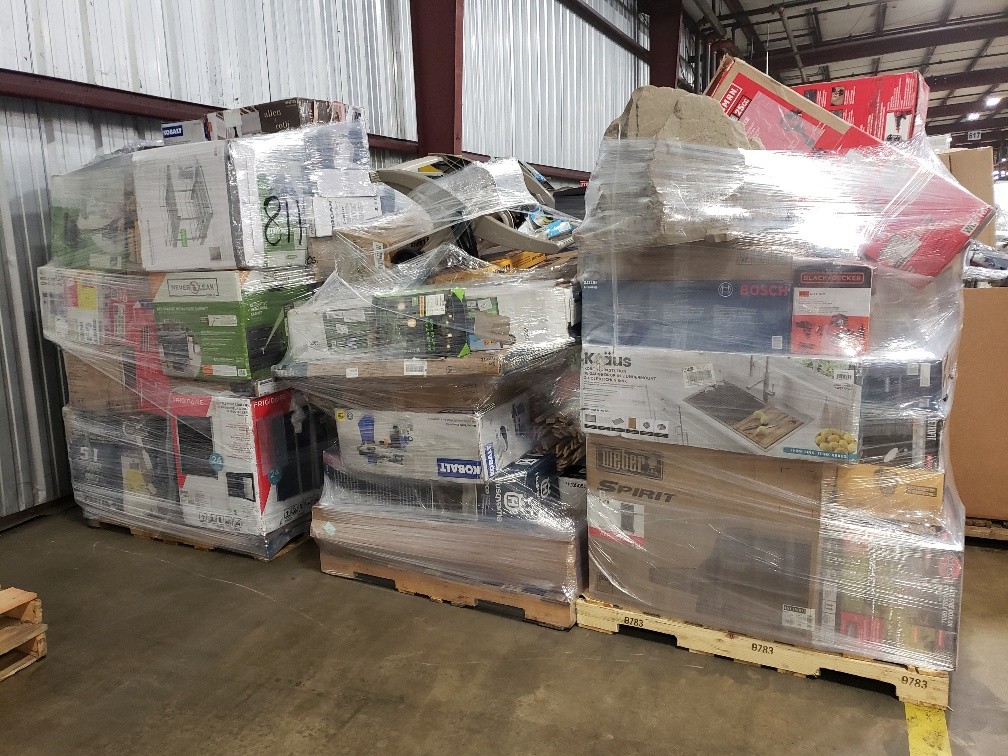 Truckload (20 Pallets) of Unmanifested Merchandise: Tools, Home and ...